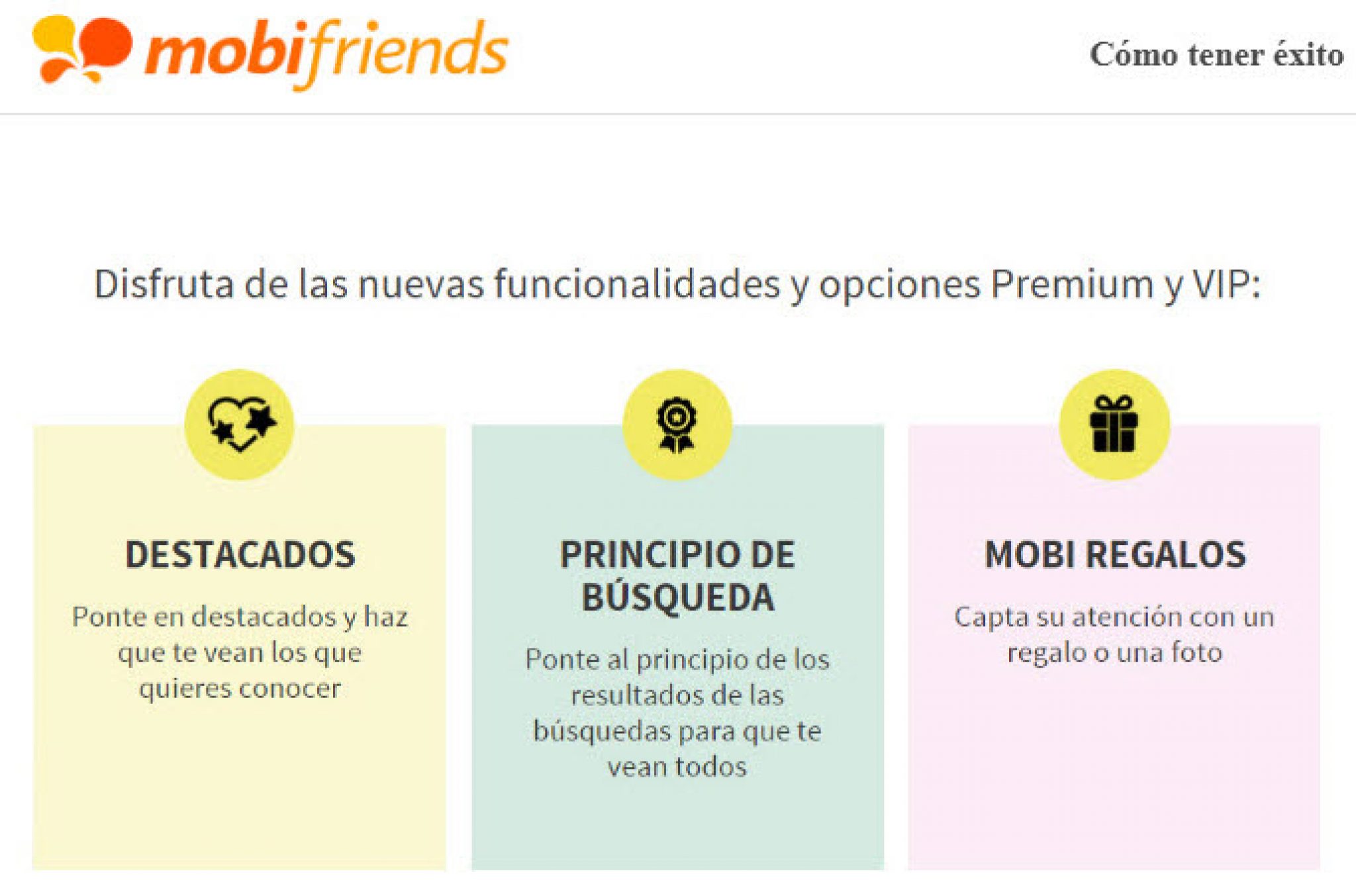 Mobifriends Premium Precio 2026 y Características - Conocer gente